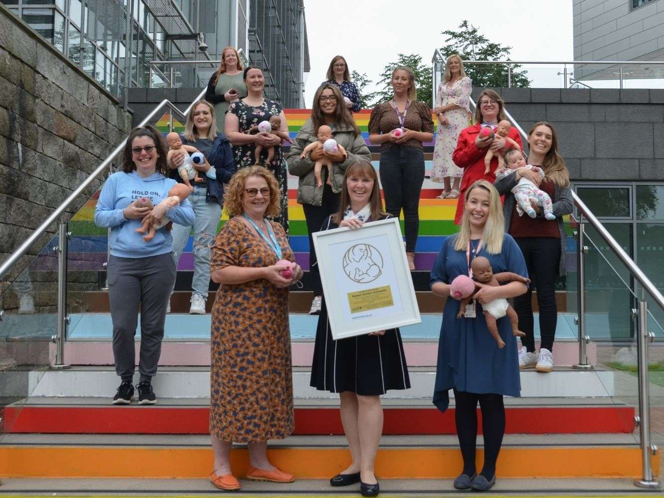 RGU receives UNICEF UK Baby Friendly Initiative Gold Award in official ...