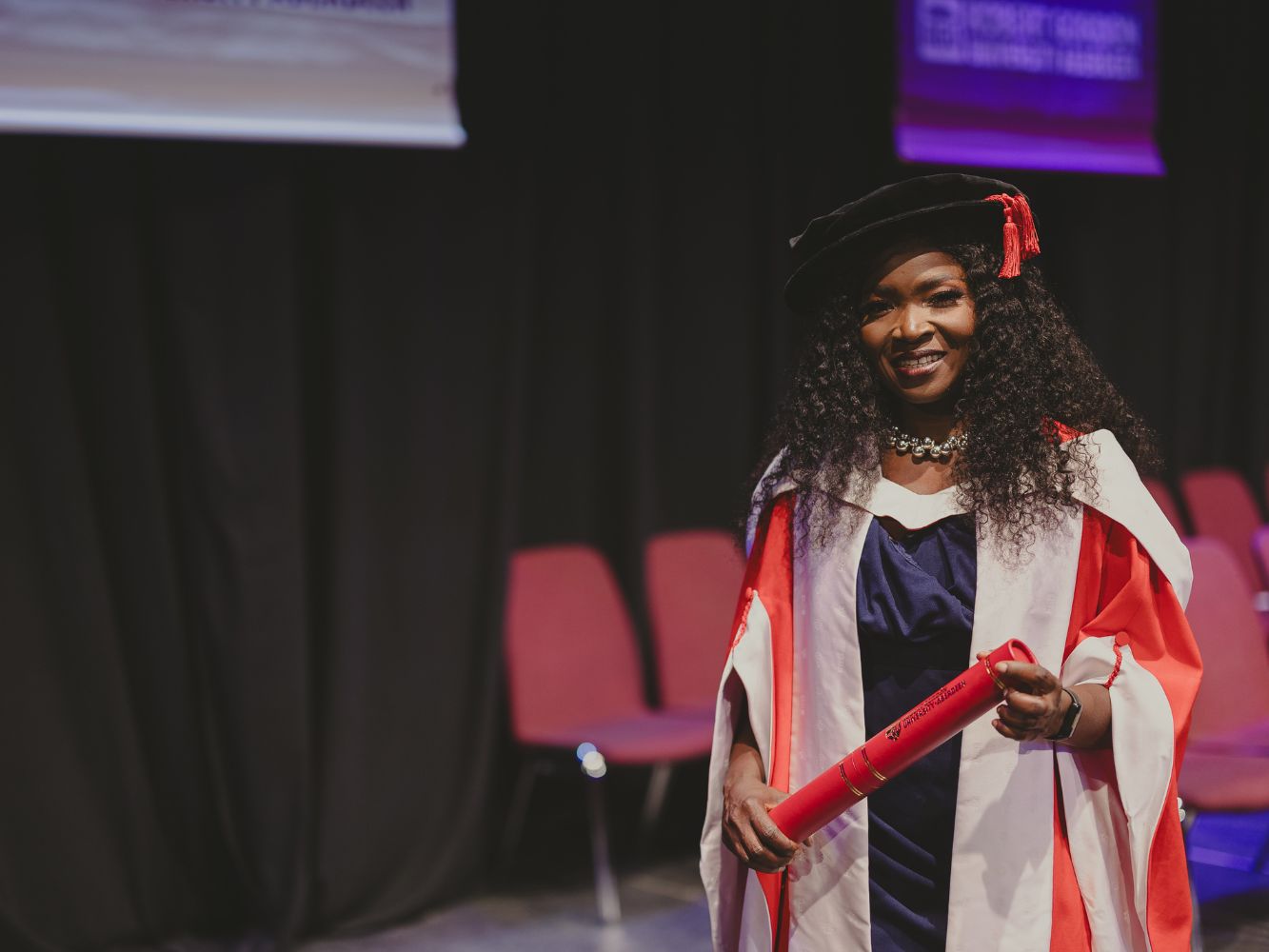 Aberdeen charity founder recognised by RGU | July 2025 | News | RGU