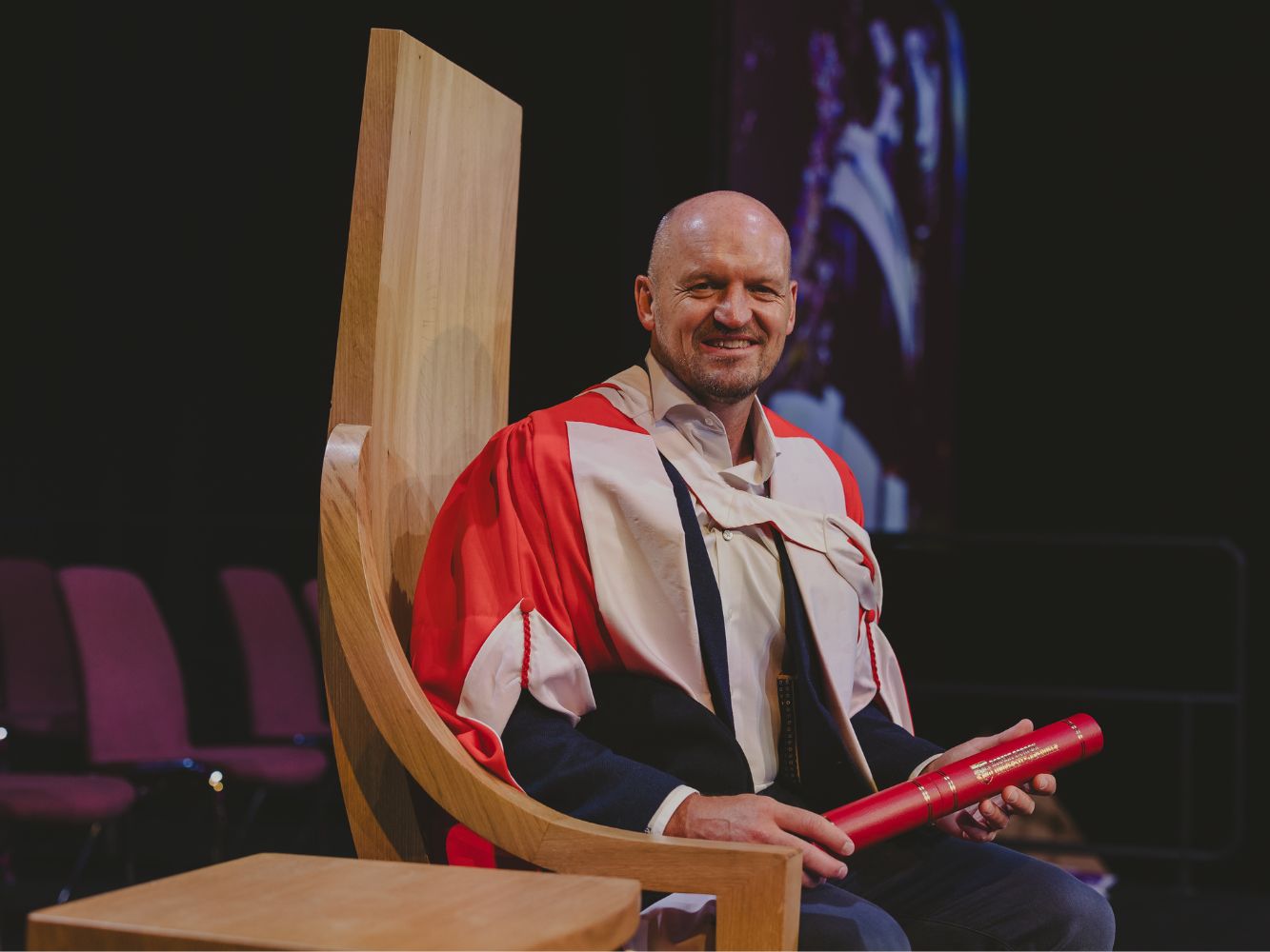 Scotland rugby head coach recognised in Aberdeen for glittering career ...